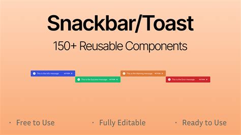 Snackbar Toast Figma