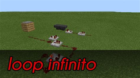 Como Fazer Um Loop Infinito De Redstone Minecraft Pe Youtube