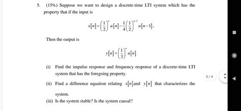 solved 5 15 suppose we want to design a discrete time