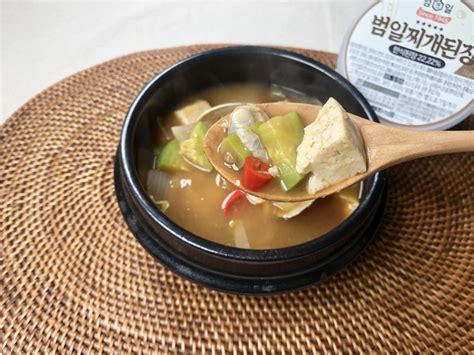 바지락 된장찌개 구수하고 시원한 맛의 된장찌개 초고속 바지락 해감법