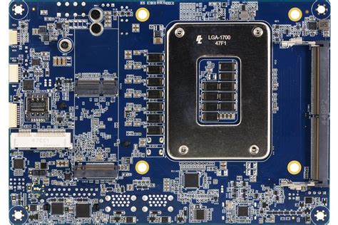 Aaeon представила индустриальный одноплатный компьютер Epic Rps7 с сокетом Lga1700