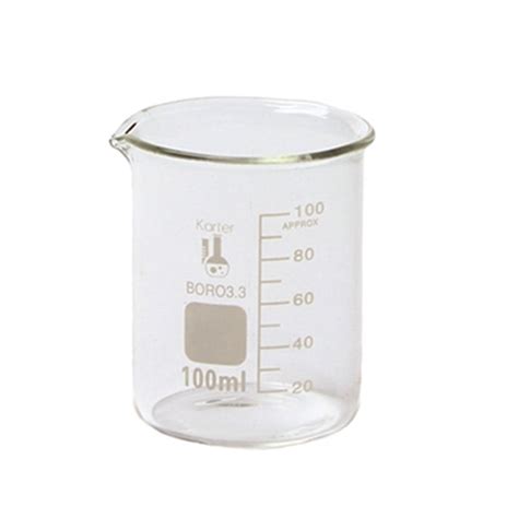 Glass Beaker 100ml Raw Essentials