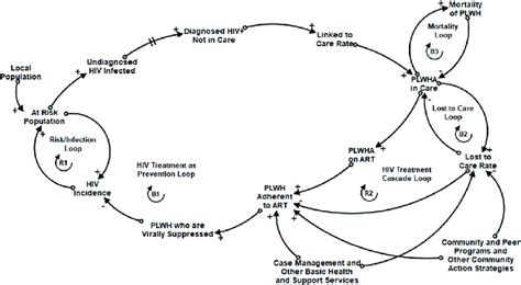 Causal Loop Diagram HIV Treatment As Prevention This CLD Shows Two Download Scientific