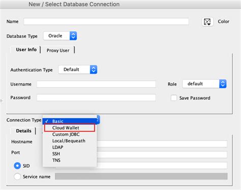 how to connect sql developer to oracle autonomous transaction