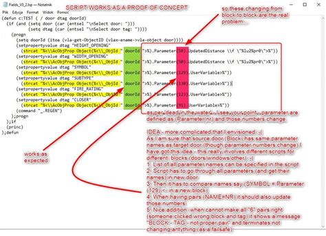 Solved Lisp To Reassociate Multiple Fields In One Object Block To Point To Selected Object