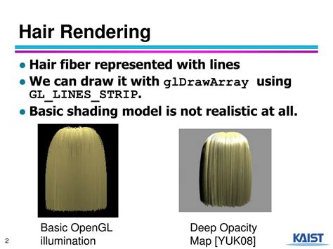 Ppt Interactive Hair Rendering Under Environment Lighting Powerpoint