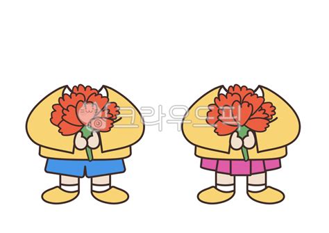 카네이션 어린이카네이션 어버이날 어버이날도안 어버이날카네이션 사진 이미지 일러스트 캘리그라피 놀이꾸러미작가