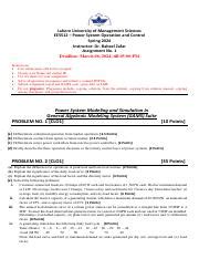 Power System Operation Modeling Simulation In GAMS Course Hero