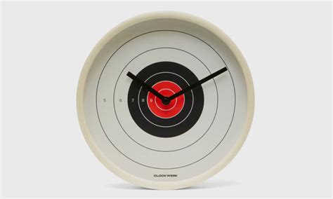 Clockwerk Target Wall Clocks Cool Material