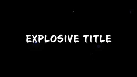 Particle Text Line Free After Effects Template Mixkit