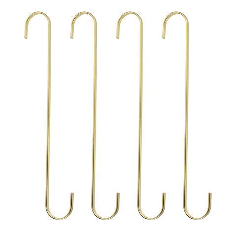 Uxcell 4pcs 157 Inch Flat S Hooks Hanging Hook For Home Kitchen