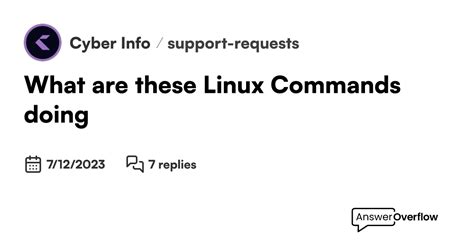 What Are These Linux Commands Doing Cyber Info