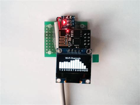 Индикатор загруженности Wi Fi каналов на Esp8266 и Oled Ssd1306