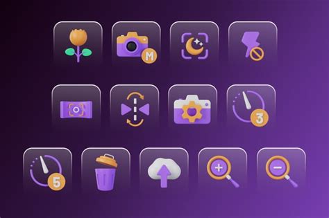 Camera Interface 3d Icons Objects Ft Interface And Media Envato Camera Interface 3d Icons Objects Ft Interface And Media Envato