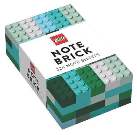 Blue And Green Lego Brick Notepad Stationery Stationery Free Shipping