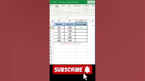 Find Percentage In Ms Excel Short Trick Exceltips Exceltricks