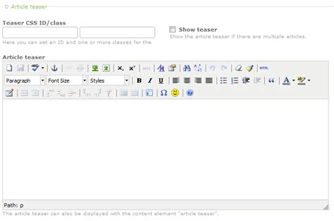 Creating A New Article ID In The Contao CMS Web Hosting Hub