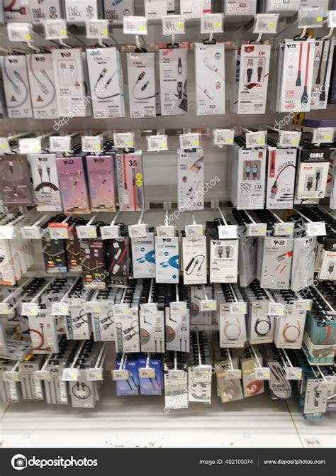 Perak Malaysia August 2020 Variety Design Usb Cable Adapter Packed — Stock Editorial Photo