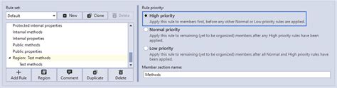 Organize Members Settings Coderush Devexpress Documentation