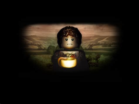 Male Holding Container Lego Character Minifig The Lord Of The Rings Lego Frodo Baggins Hd