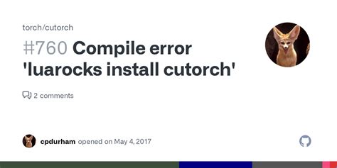 Compile Error Luarocks Install Cutorch · Issue 760 · Torchcutorch · Github
