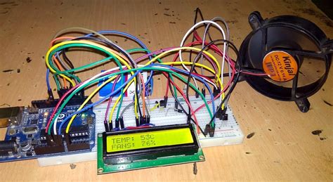 Temperature Based Fan Speed Control Monitoring Using 52 Off