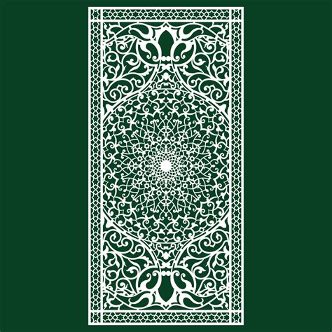 Cnc Plasma Arabic Curl Gate Svg Dxf Design Makerbhawan