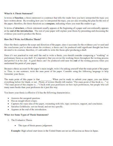 Thesis 90 Examples Format How To Make Pdf