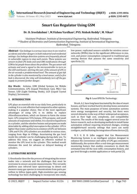 Gas Leakage Detection Prediction And Alert System Using Raspberry Pi And Cloud Computing Pdf