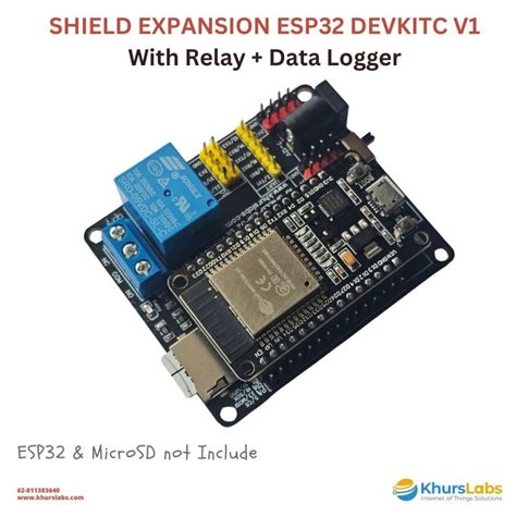 Jual Shield Expansion Esp32 Devkitc Wroom V1 30 Pin With Relay Data Logger Shopee Indonesia