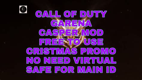 CRSITMAS PROMO FOR CODM GARENA MOD MENU SAFE FOR MAIN YouTube