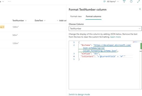 Forms How To Add And Display The Suffix M² To A Sharepoint Number