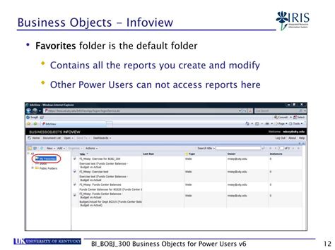 Ppt Bi Bobj 300 Business Objects For Power Users Powerpoint Presentation Id 5217922