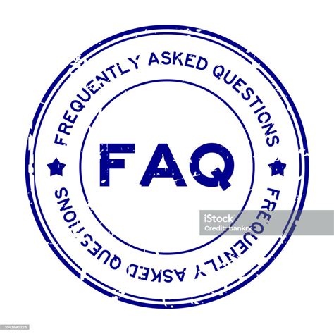 그런 지 블루 Faq 라운드 백색 배경에 고무 인감 도장 0명에 대한 스톡 벡터 아트 및 기타 이미지 0명 개념 검색 Istock