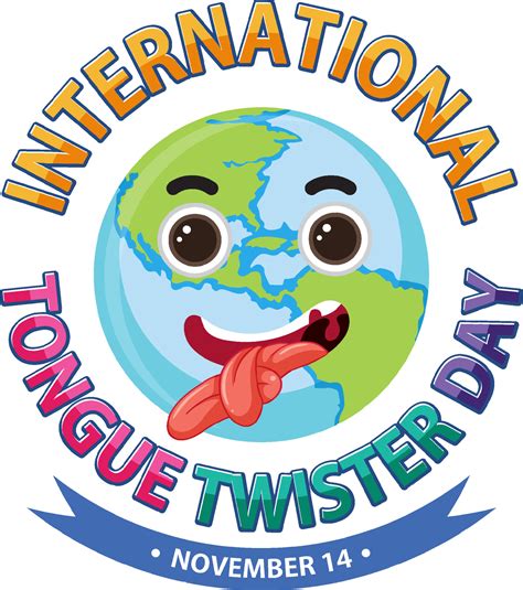 International Tongue Twister Day Banner Design 13763759 Vector Art At