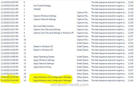 Task Sequence Hangs Configuration Manager 2012 Windows