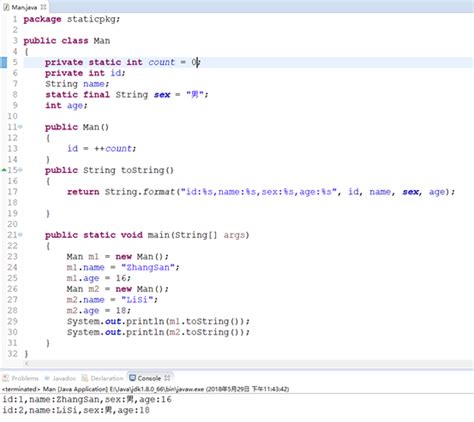 Java static基本认知 天堂里外 博客园