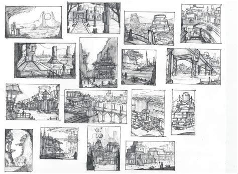 Sketching And Design For Environment Week 1 Thumbnails Perspective