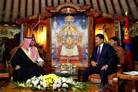 Саудын Арабын Хаант Улсын Эрхэм дээд Ханхүүг хүлээн авч уулзлаа Newswall