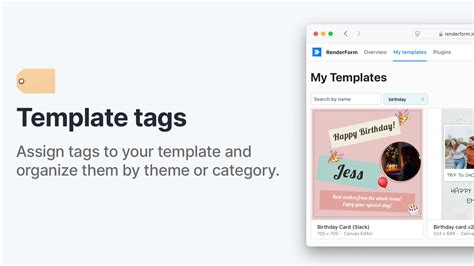 Introducing Template Tags Renderform
