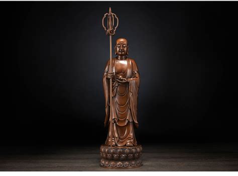 纯铜佛像摆件九华山地藏王菩萨 佛像 中国古风图片大全 古风家