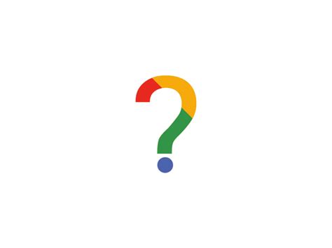 Google Question Mark By Federico Kotek On Dribbble