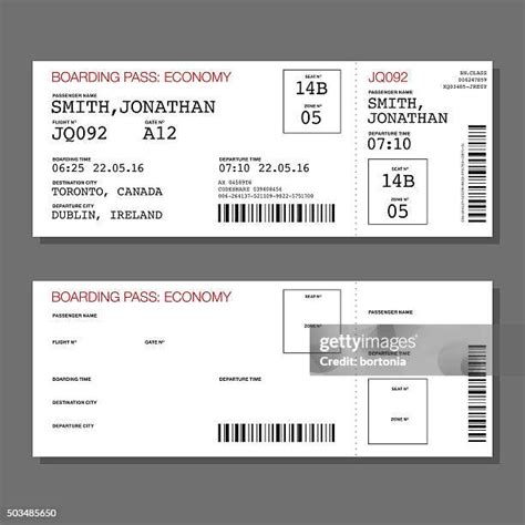 Boarding Pass Template Photos And Premium High Res Pictures Getty Images