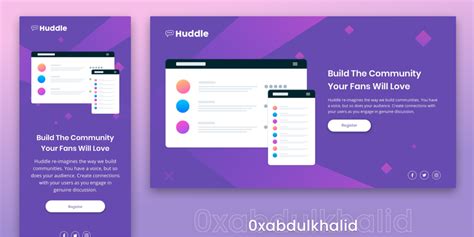 Github 0xabdulkhaliqhuddle Landing Page With Single Introductory Section Solution For