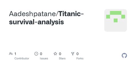 Github Aadeshpatanetitanic Survival Analysis