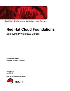 Fillable Online Red Hat Cloud Foundations Deploying Private IaaS Clouds People Fax Email Print