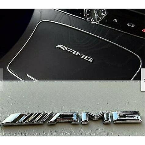 Interior Small Amg Mercedes Badge Cockpit Centre Dashboard Console A B