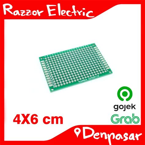 Jual Pcb Bolong Lubang Ic Dot Matrix Double Layer Fr4 Fiber Hijau 4x6 Cm Shopee Indonesia