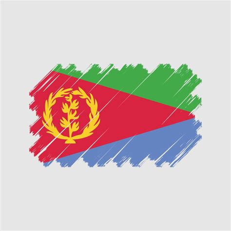 Eritrea Flag Vector National Flag Vector Art At Vecteezy