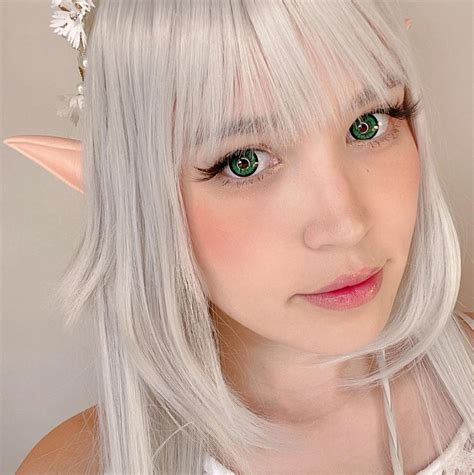 Dollyeye Green Cosplay Contact Lenses Bright Green 14 2mm Full Coverage